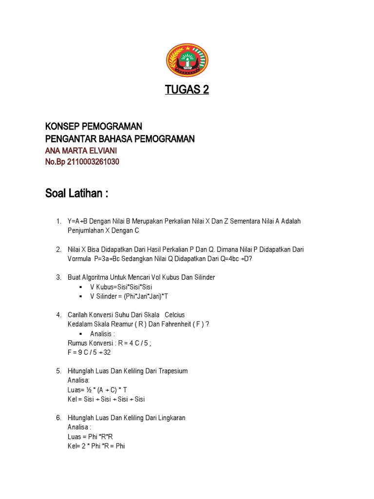 Perancangan Algoritma Dan Flowchart Nilai Mahasiswa | PDF