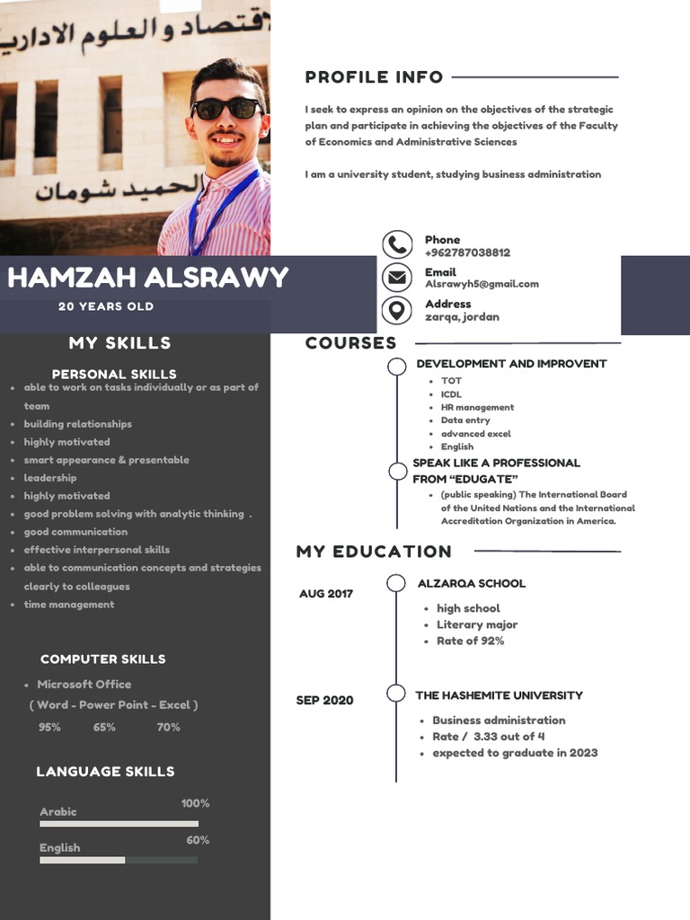 CV Hamza | PDF | Cognition | Communication