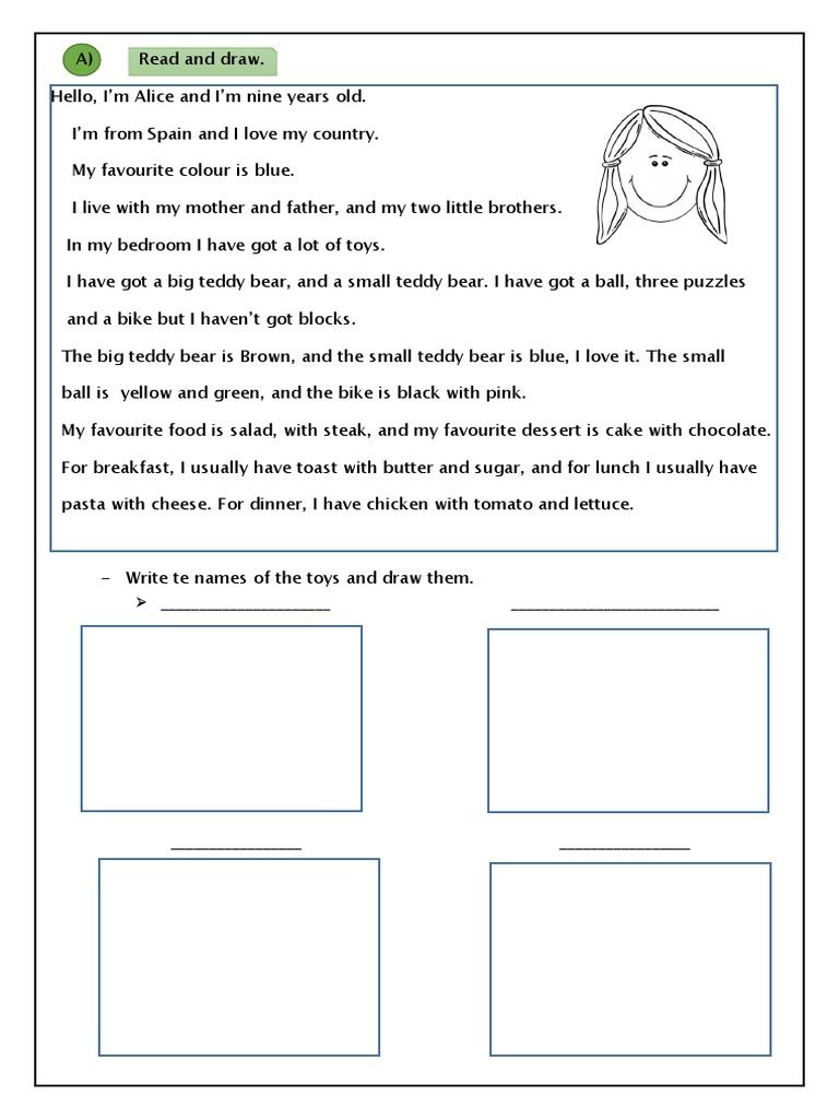 Reading Comprehension Reading Comprehension Exercises Worksheet ...