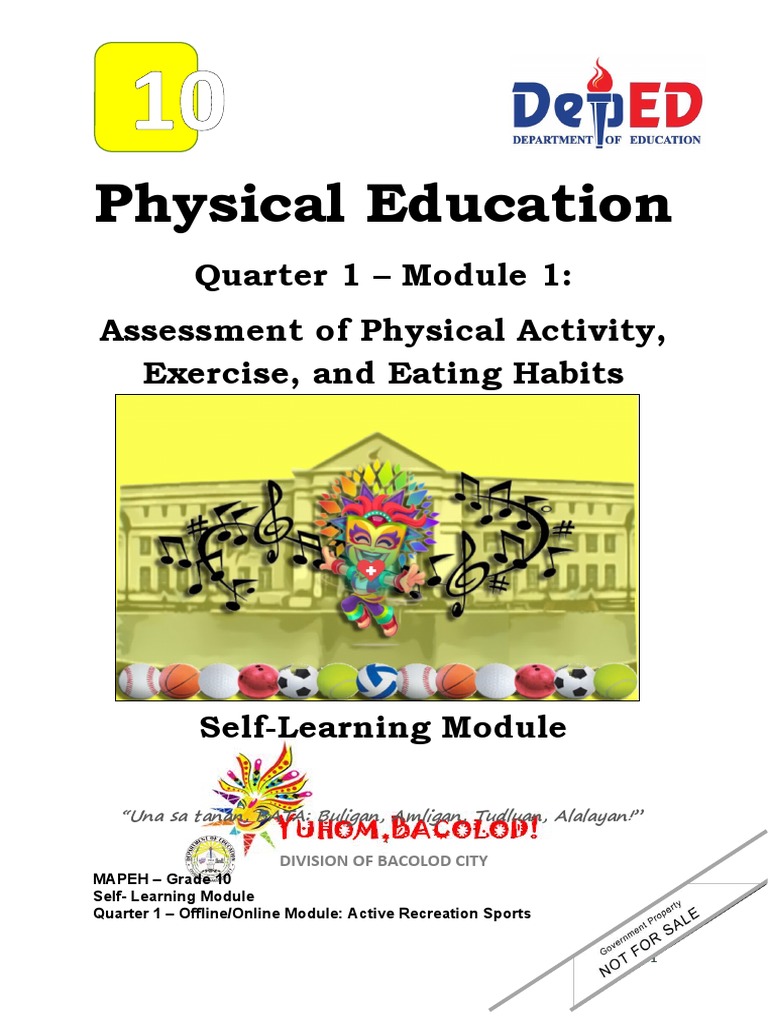 PE 10 Q 1 MODULE 1 (Dagyaw) 2 | PDF | Weight Management | Body Mass Index