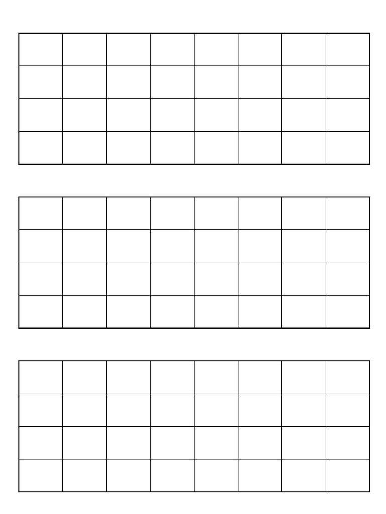 Empty Song 32X3 Bars Chart | PDF