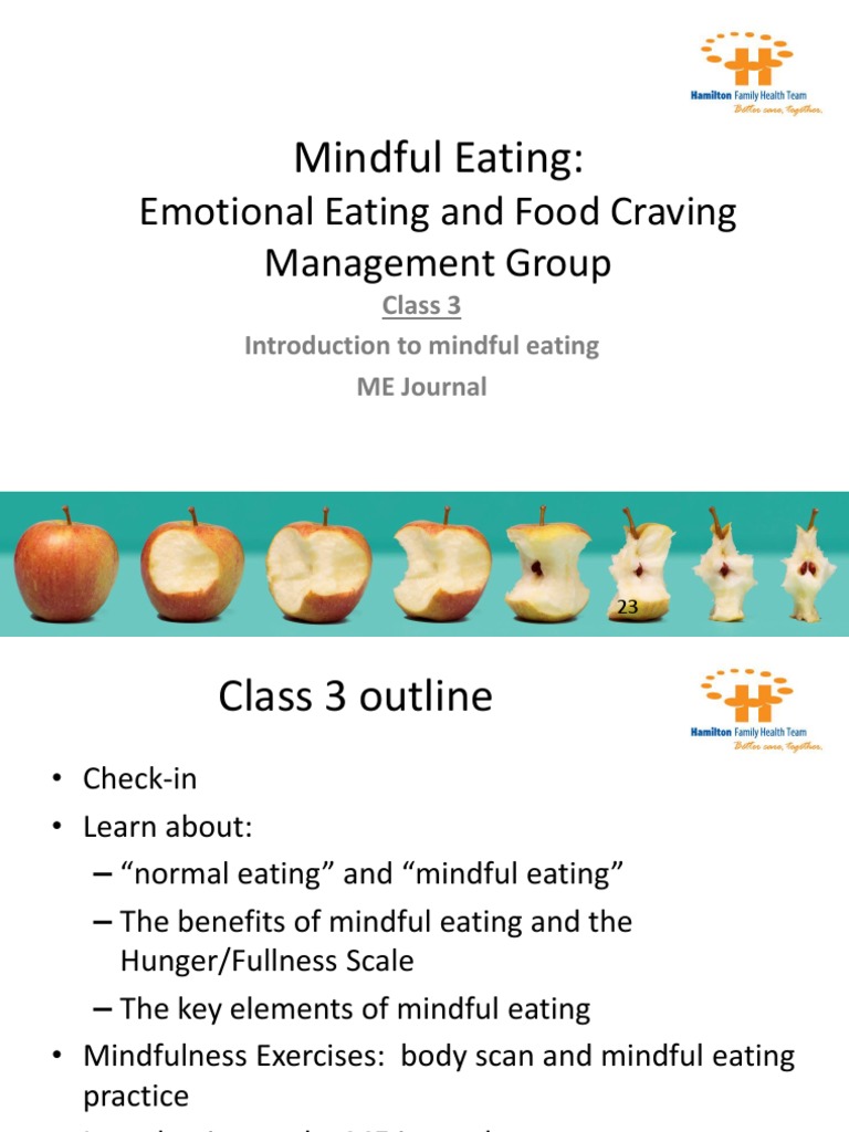 Mindful Eating Class 3 Overview | PDF | Eating | Mindfulness