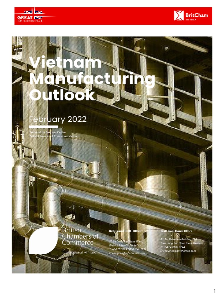 Vietnam Manufacturing Outlook: February 2022 | PDF | Vietnam | Hanoi