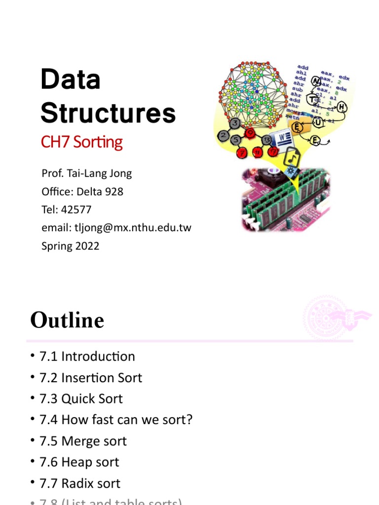 CH7 Sorting | PDF | Theoretical Computer Science | Arithmetic