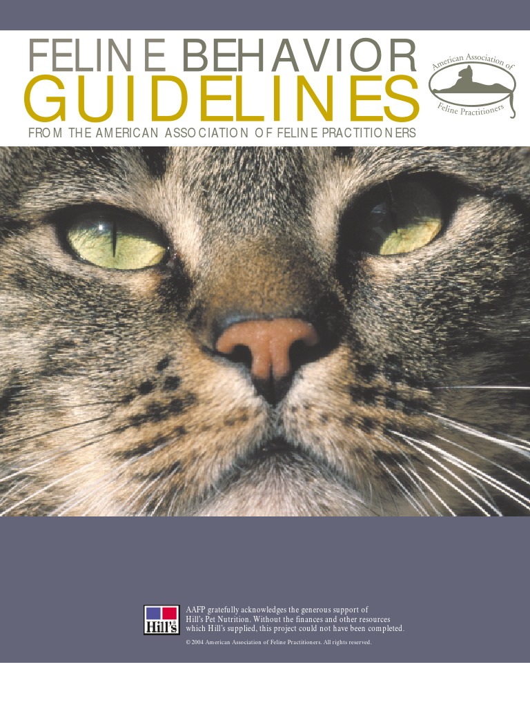 Feline Behavior Guidelines by AAFP | PDF