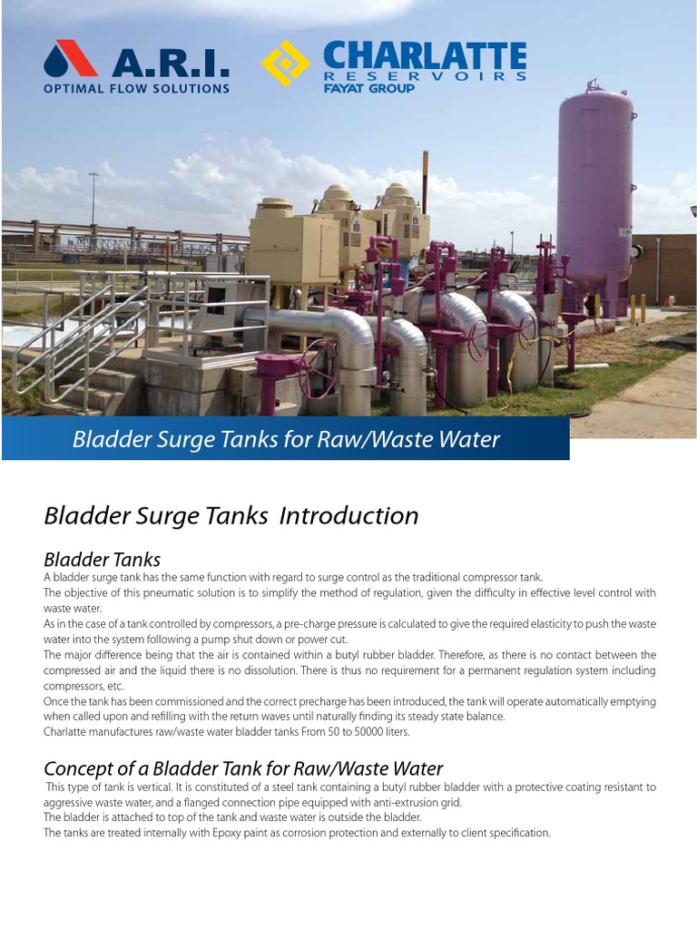 Bladder Tank SWG BRS A4 15 | PDF | Pump | Water
