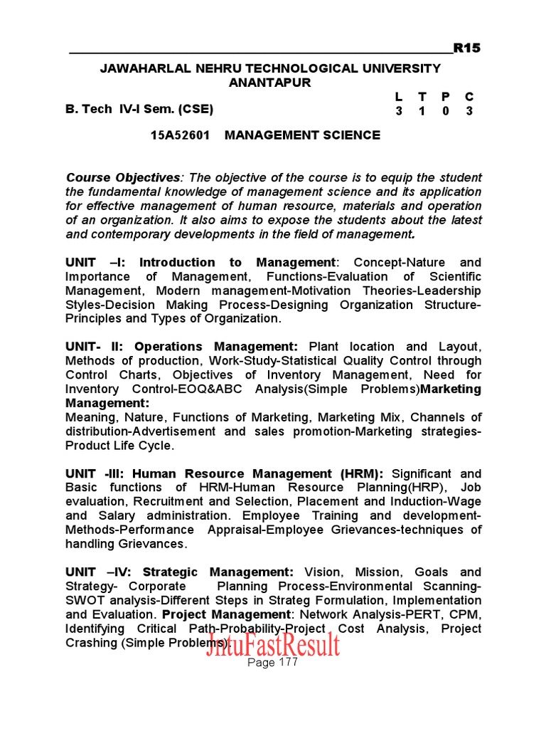 JNTUA-B.Tech.4-1 CSE-R15-SYLLABUS | PDF | Cryptography | Public Key ...
