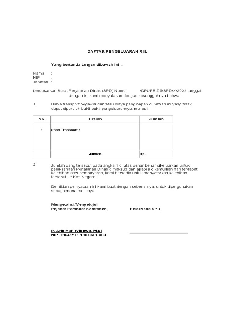 Kwitansi Perjalanan Cianjur | PDF