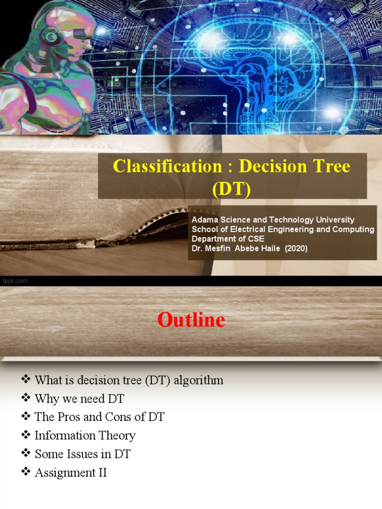 Lecture 3 Classification Decision Tree Pdf Applied Mathematics Algorithms
