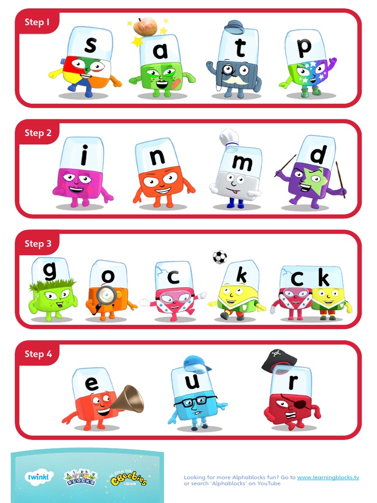 Alphablocks-Phonics-Strip Ver 1 | PDF