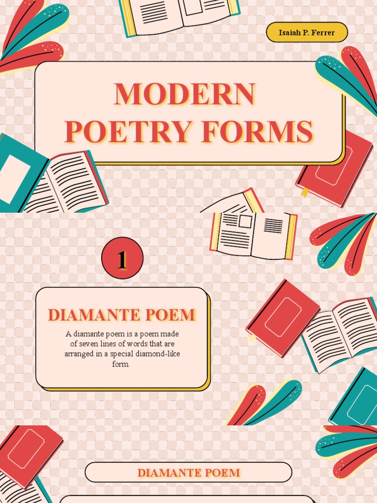 Modern Poetry Forms | PDF | Poetry | Linguistics