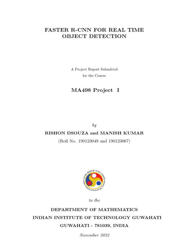 BTP Report Faster R CNN Compressed | PDF | Deep Learning | Computer Science