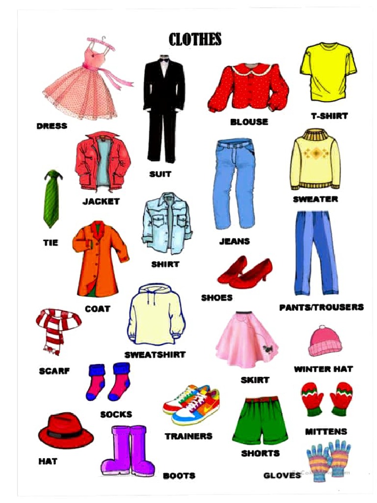 Grade 1 Clothes | PDF