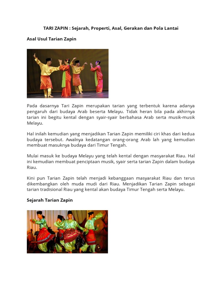 Tari Zapin | PDF