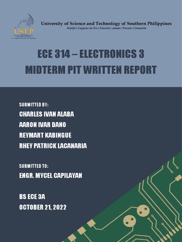 Midterm-PIT Written-Report Alaba Dano Kabingue Lacanaria-2 | PDF | Electric Power | Direct Current