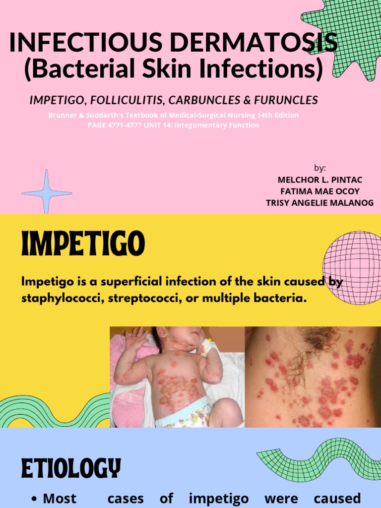 Bacterial Skin Infections: Impetigo & Folliculitis | PDF | Microbiology ...