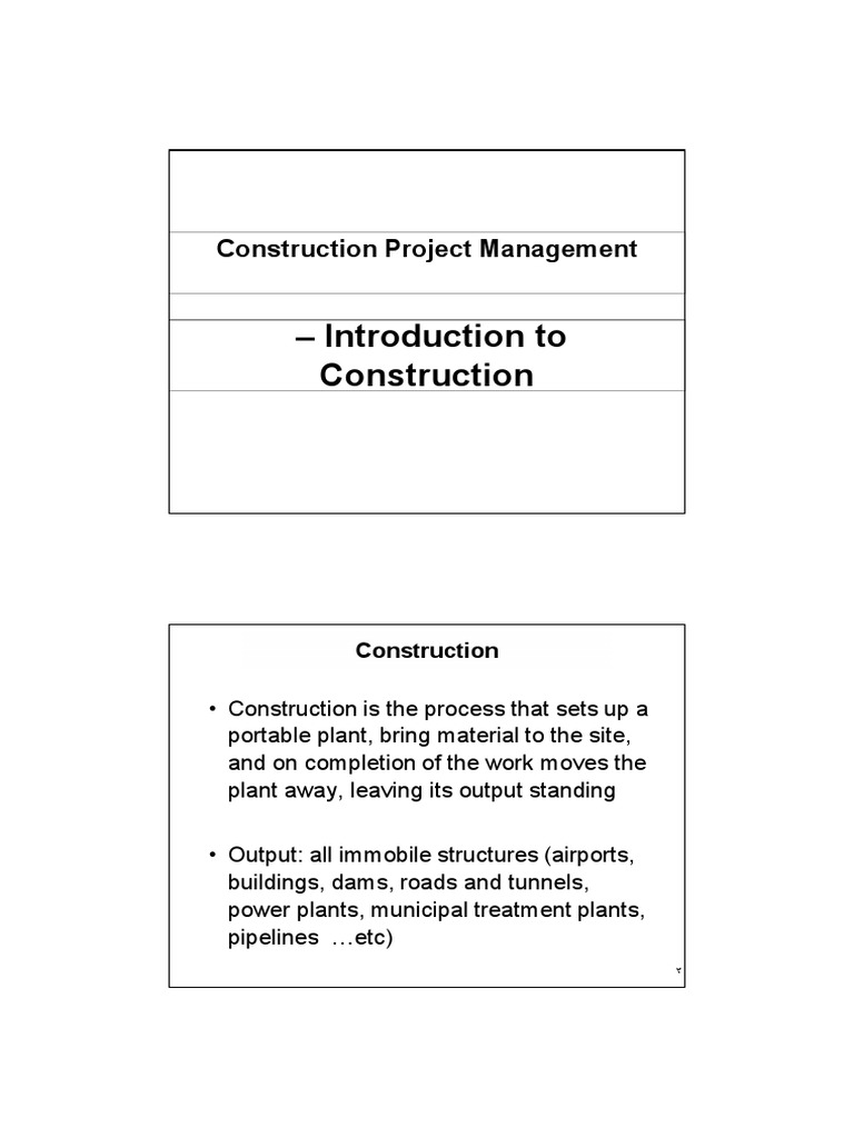 CPM - Introduction | PDF | Construction Management | Project Management