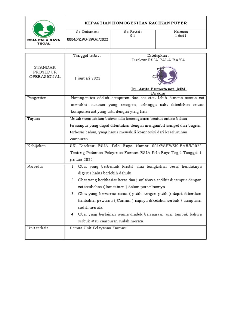 Syarat Homogenitas Racikan Puyer | PDF