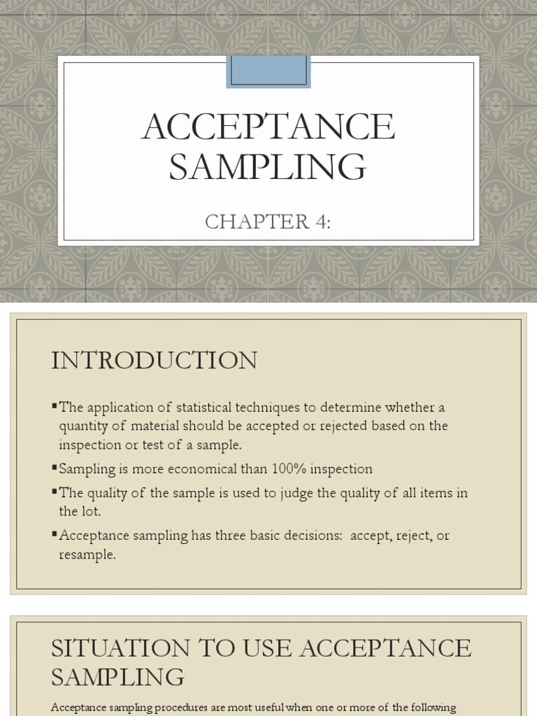 Chapter4 DJF51082 | PDF | Sampling (Statistics) | Statistics