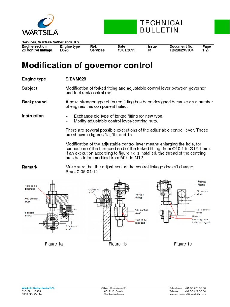 Governor Control Modification Instructions | PDF