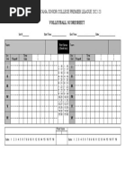 FIBA 3x3 Basketball Scoresheet | PDF | Team Sports | Rules