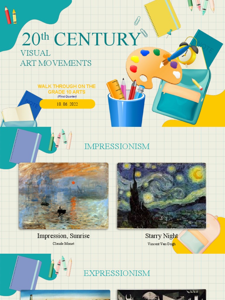 Twentieth Century Art Movements | PDF | Impressionism | Abstract Art