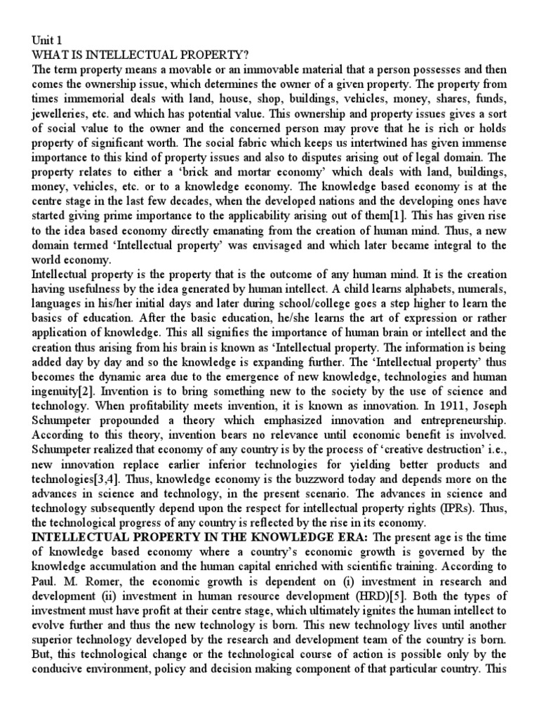 An Overview of Intellectual Property: Definitions, Classifications, and ...