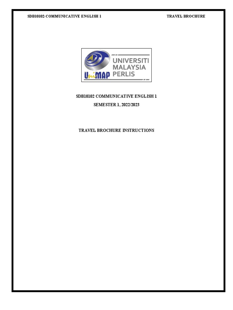 Student Travel Brochure Task | PDF | Cooking | Food And Drink Preparation