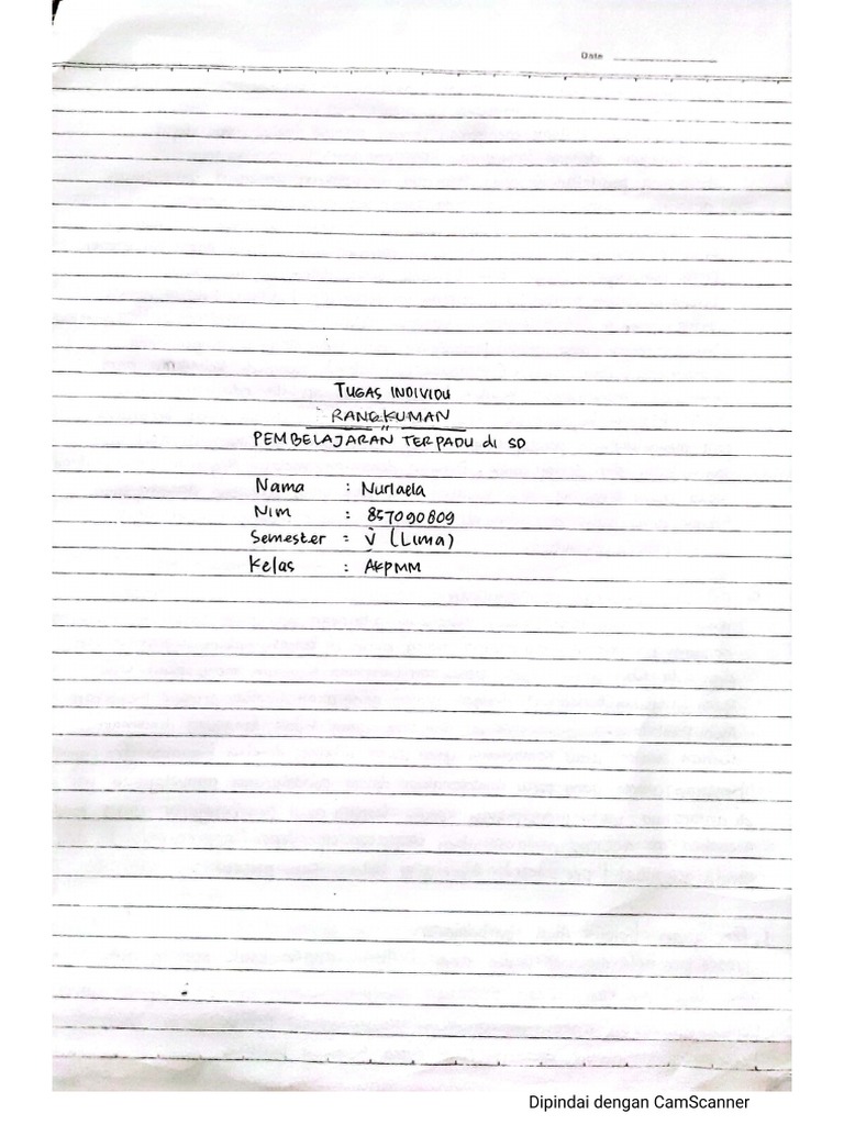 Nurlaela - 857090809 - Tugas Rangkuman Modul 2 Kb. 1,2,3 PMB Terpadu. | PDF