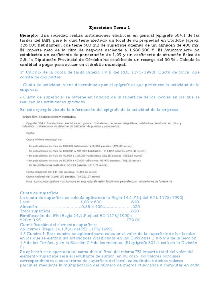 Ejercicios Contabilidad | PDF | Impuestos | Economias