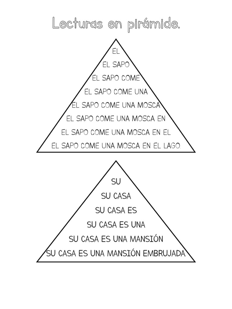Lecturas en Pirámide | PDF