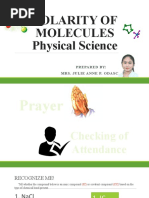 Polar and Non Polar Molecules Worksheet 1 KEY | PDF | Chemical Polarity ...