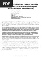 Detergents Formulations Ebook | PDF | Detergent | Surfactant