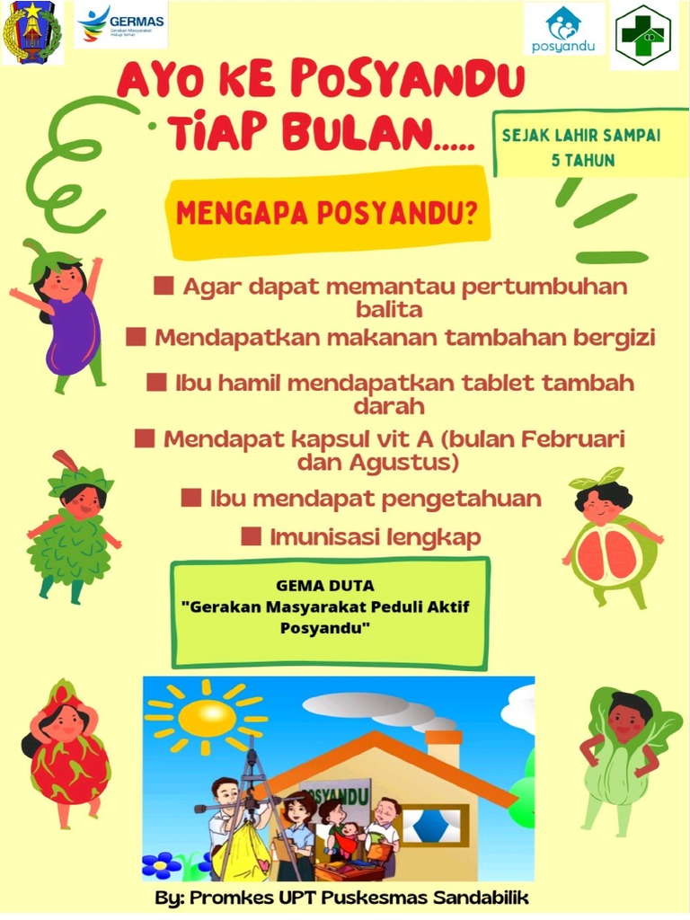 Poster Posyandu Fix | PDF