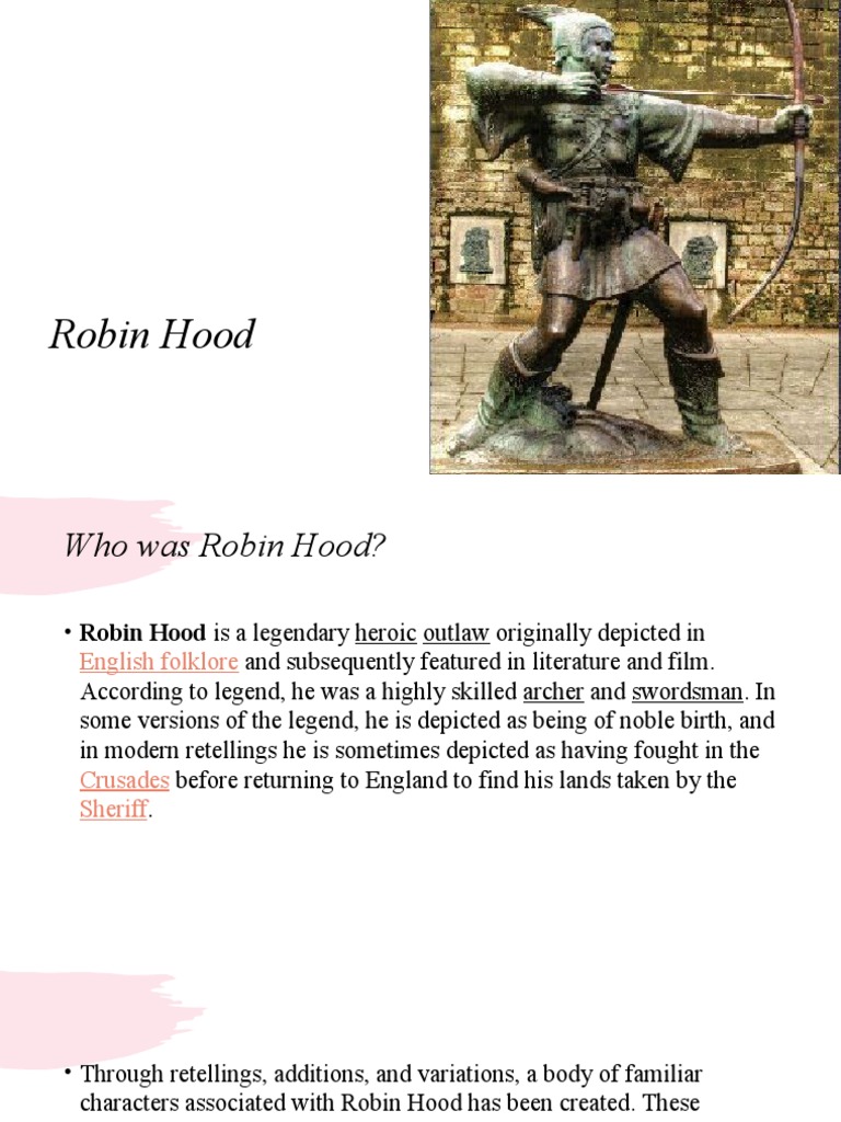Robin Hood | Download Free PDF | Robin Hood | Medieval Legends