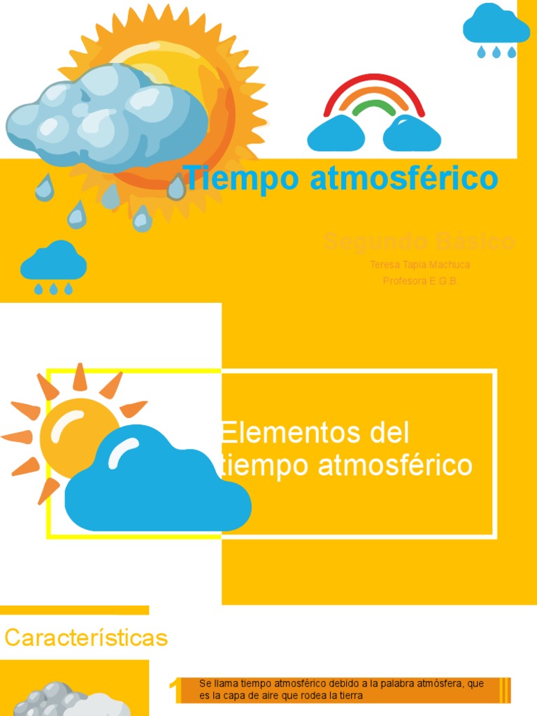 Tiempo Atmosferico | PDF | Clima | Lluvia