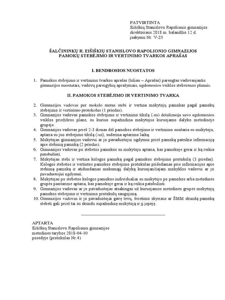 Pamokos Steb Jimo Apra As | PDF