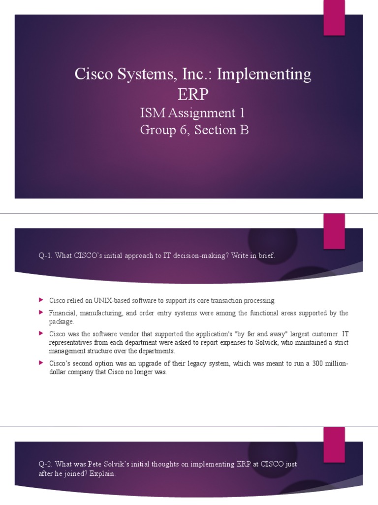 Ism Submission Pdf Enterprise Resource Planning Oracle Corporation