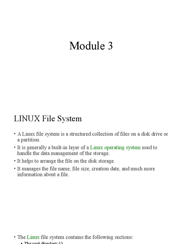 Mod 3 | PDF | File System | Computer File