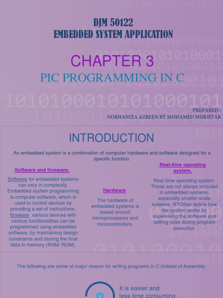 New Chapter 3 Programming C | PDF | Embedded System | Programming