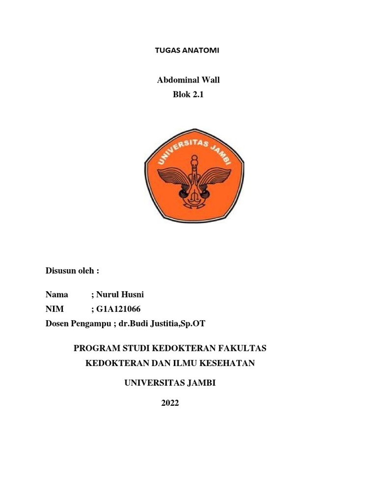 G1a121066 Nurul Husni Anatomi Abdomen Pdf 