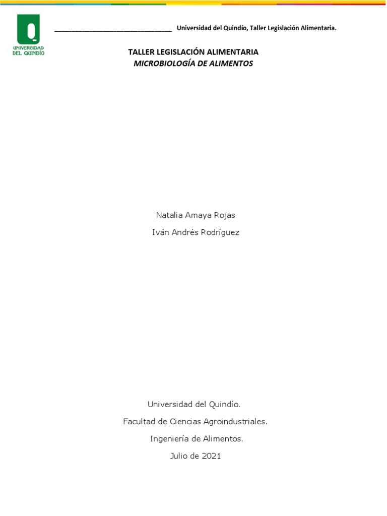 Legislación Alimentaria y Normas | PDF | Comida y bebida