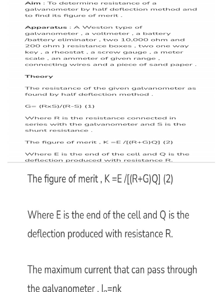 Physics Practical Class 12 | PDF