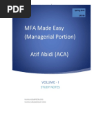 CFAP Study Notes-Links Combined | PDF