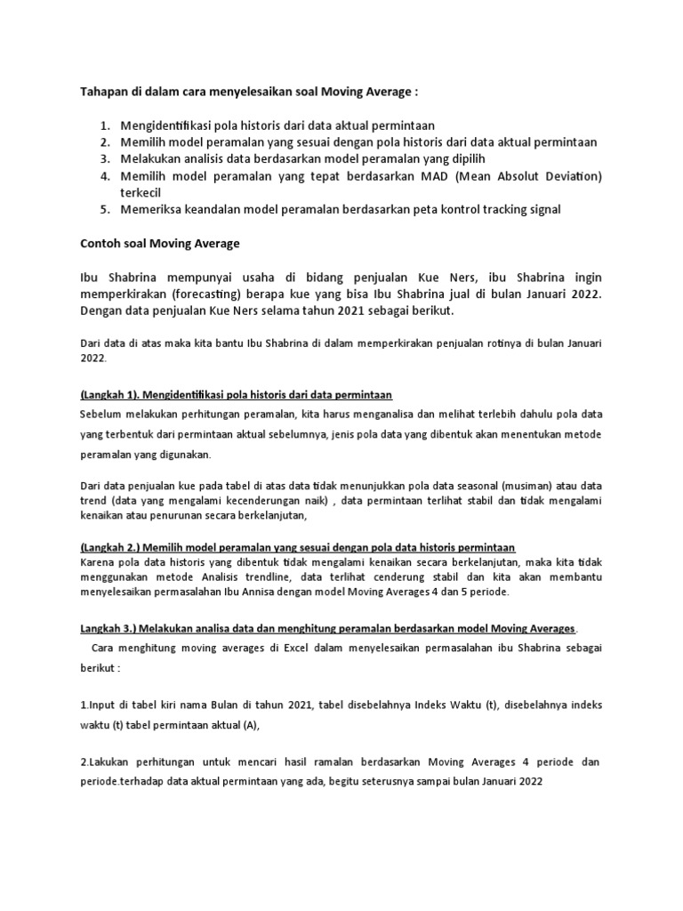 Prakikum P3 - Forecasting | PDF