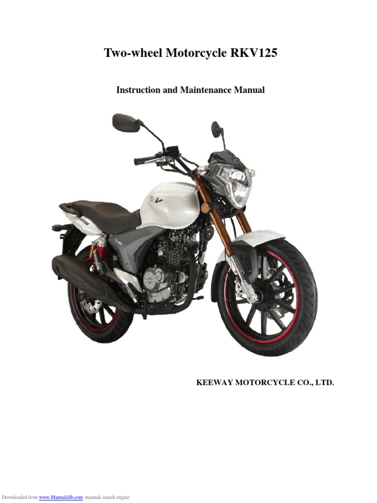 Keeway RKV 125 | PDF | Ignition System | Piston