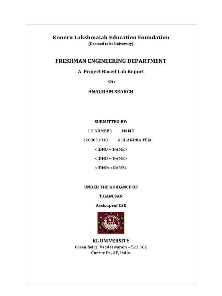 Ctsd Project Documentation Template Pdf String Computer Science Array Data Structure 0710