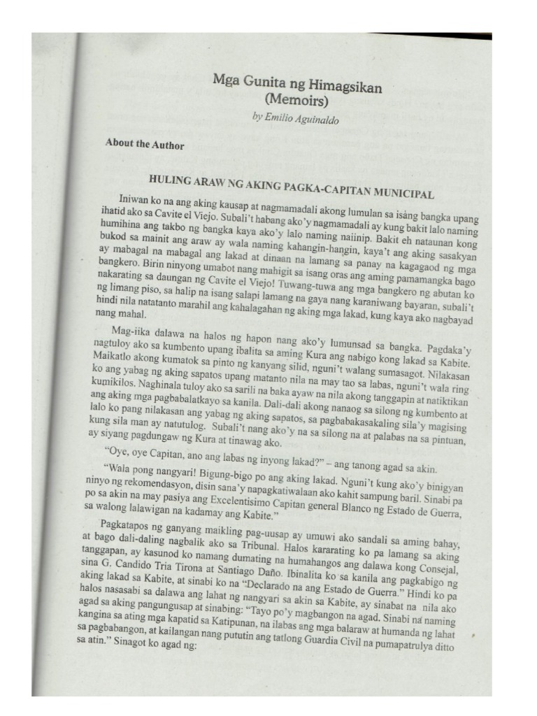 Mga Gunita NG Himagsikan | PDF