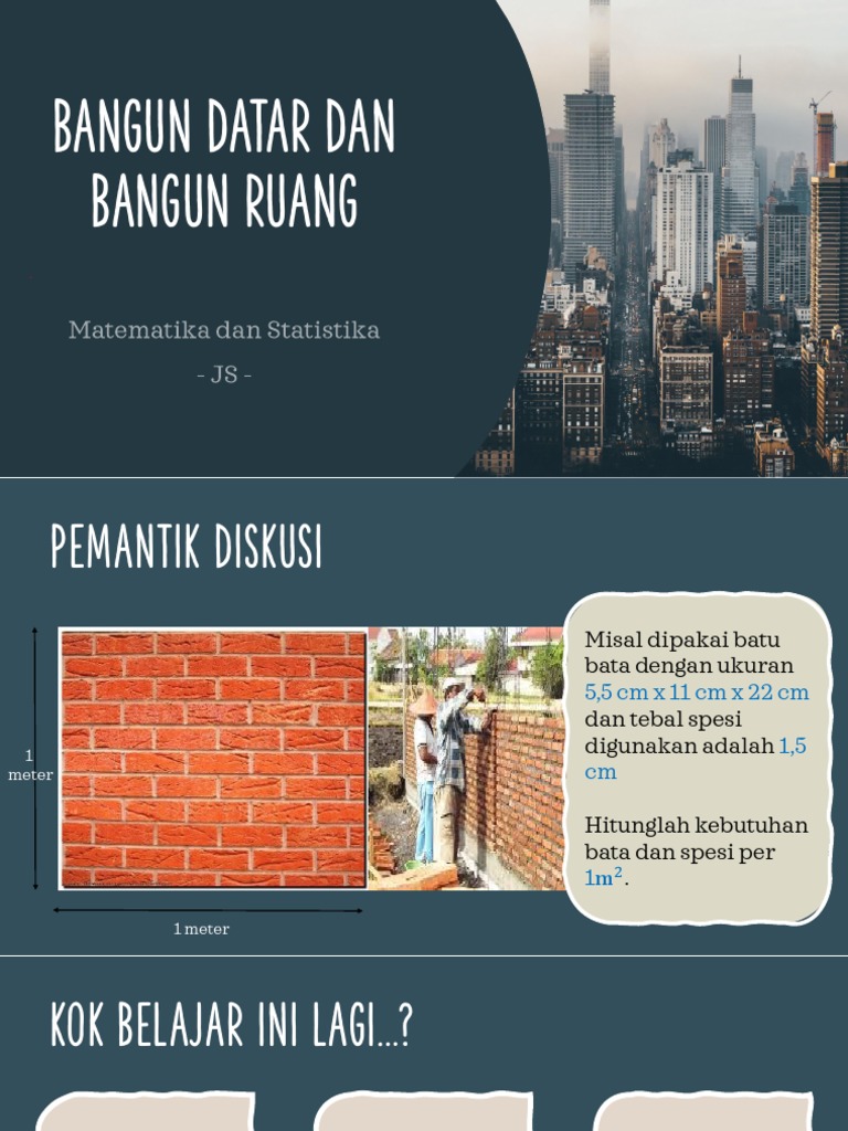 Kebutuhan Bata dan Spesi per m2 | PDF