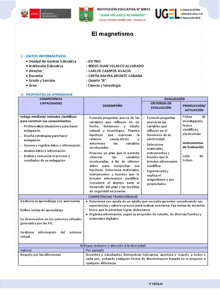 CyT - SESIÓN EL MAGNETISMO | PDF | Imán | Campo magnético